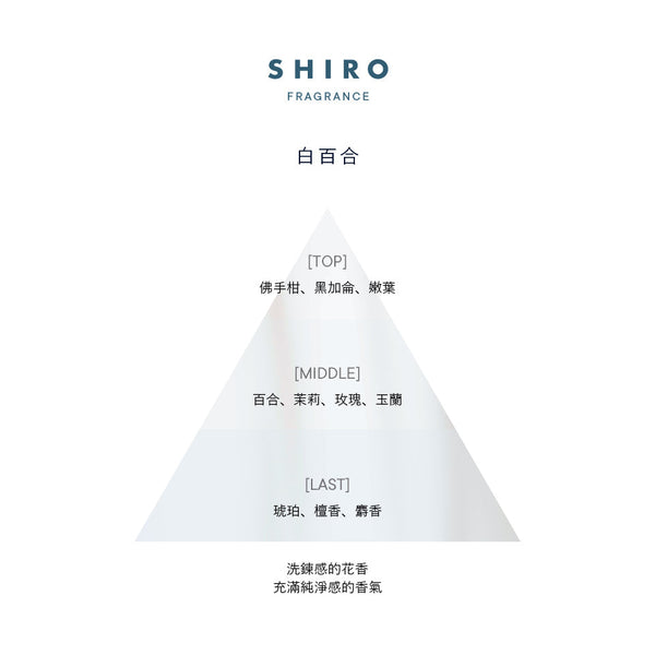白百合沐浴油 – SHIRO Taiwan Online Store